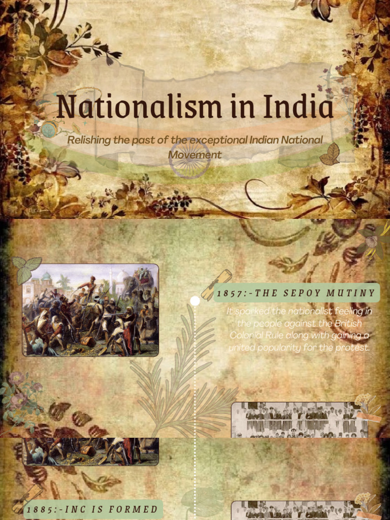 Nationalism in India | PDF | British Raj | Mahatma Gandhi