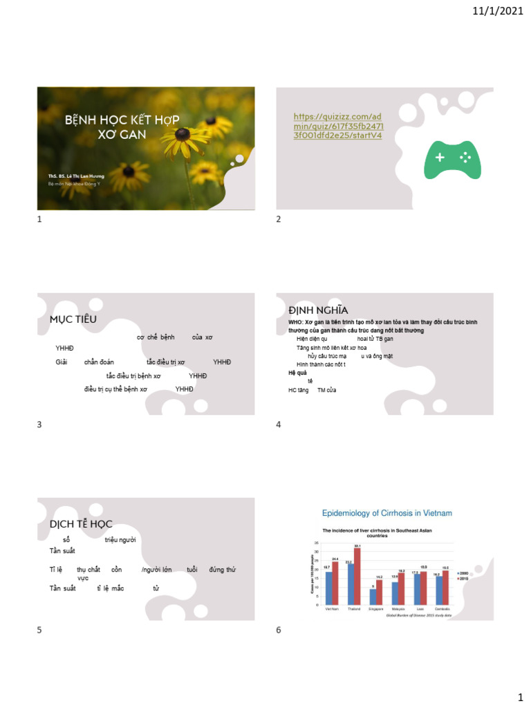 Bệnh Học Xơ Gan | PDF