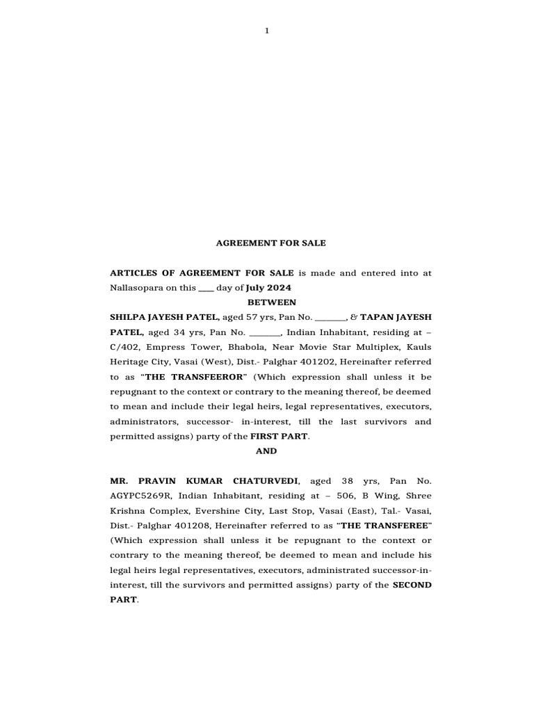SHOP AGREEMENT FOR SALE | PDF | Justice | Crime & Violence