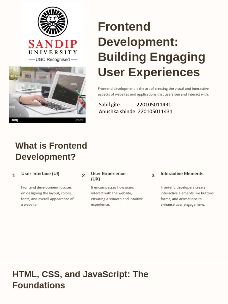 Frontend Development: User Experience Essentials | PDF | Html | World ...