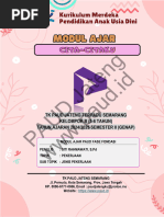 Modul Ajar PAUD: Pekerjaan untuk Anak | PDF