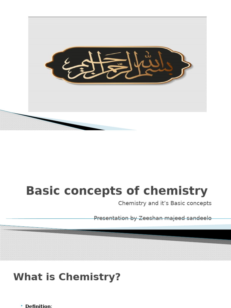 Basic Chemistry Concepts Explained | PDF | Chemistry | Chemical Bond