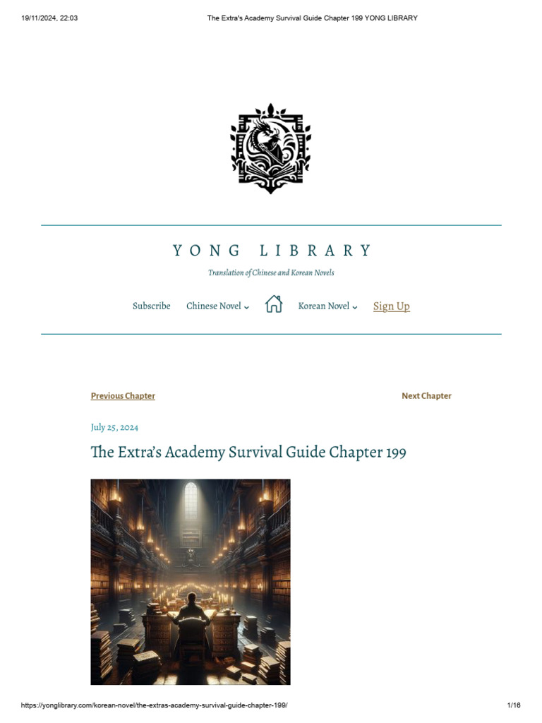 The Extra's Academy Survival Guide Chapter 199 YONG LIBRARY | PDF