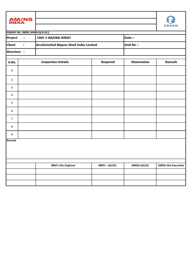 Brick Masonary-Cheklist | PDF | Technology & Engineering