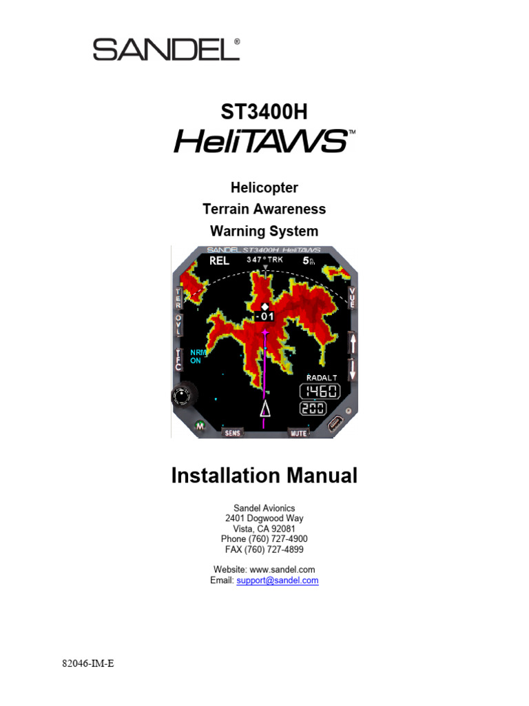 ST3400H 82046 Im e Installation Manual | PDF | Aviation