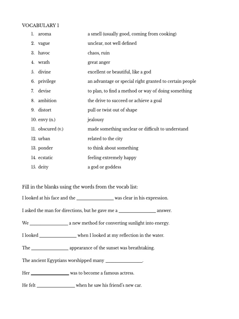 year 5 worksheets | PDF