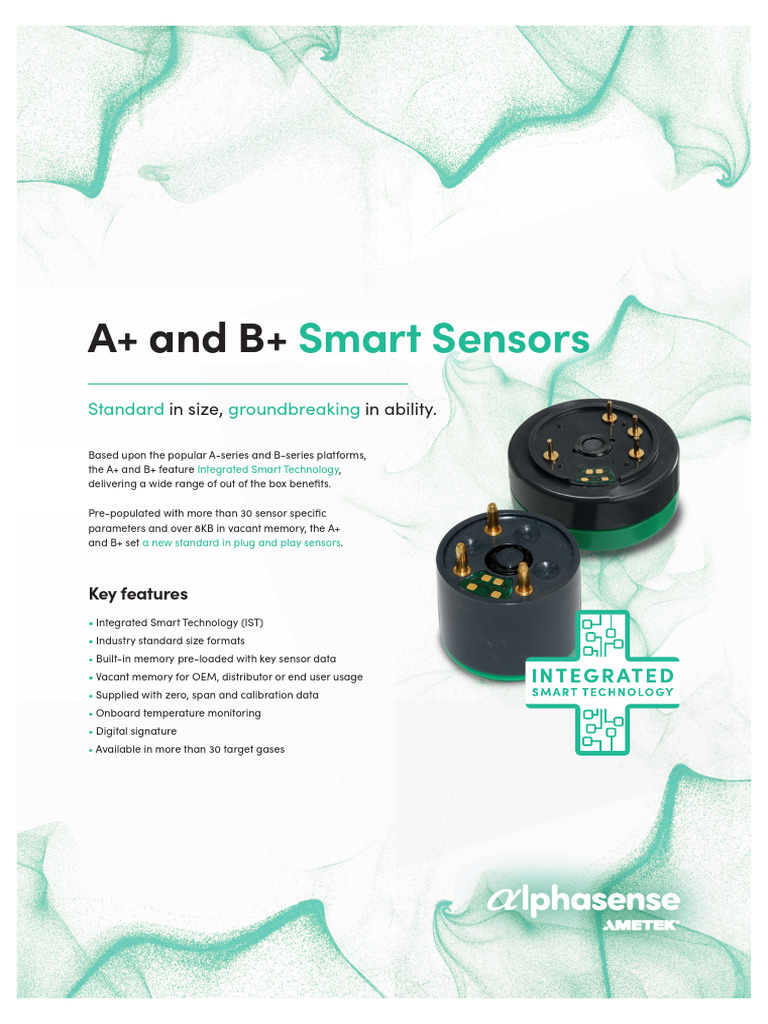 A+ and B+ Smart Sensors Overview | PDF | Calibration | Sensor