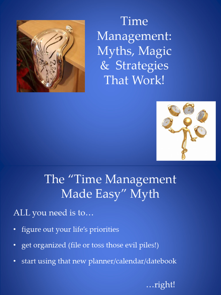 Time Management and Reducing Procrastination | PDF | Disciplines ...