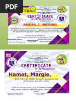 Certificate of Recognition NEW SCIENCE POSTER SLOGAN | PDF