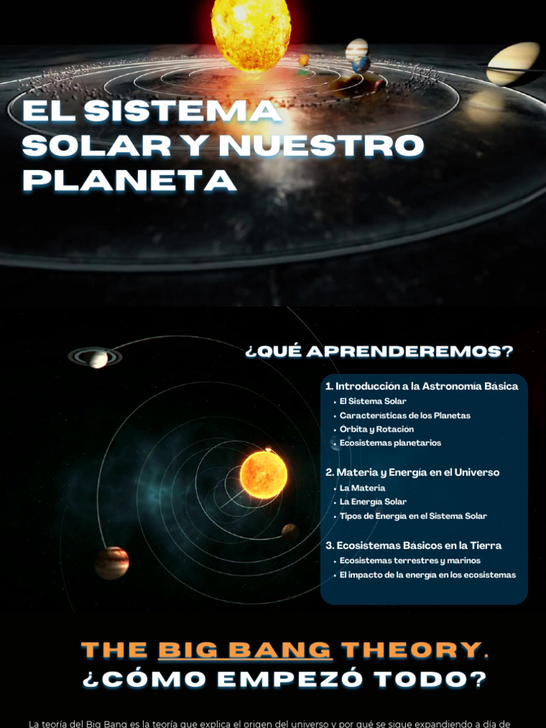 el sistema solar y nuestro planeta | PDF | Sistema solar | Universo
