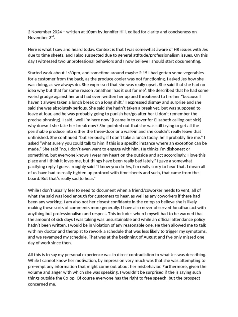 Documentation For Co-Op | PDF