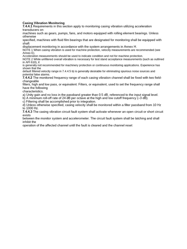 Casing Vibration | PDF