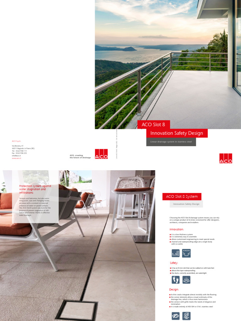 ACO Slot 8 Brochure ENG | PDF | Swimming Pool | Building Materials