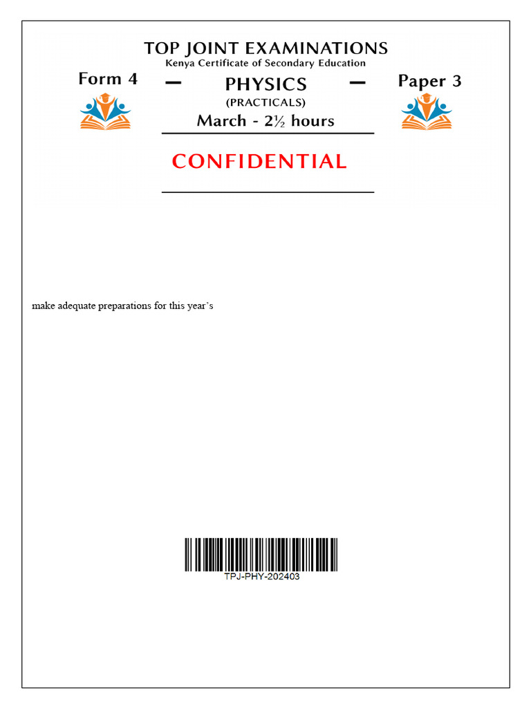 TPJ Phy F4P3 End Term 1 2024 Conf | PDF | Home & Garden | Science ...