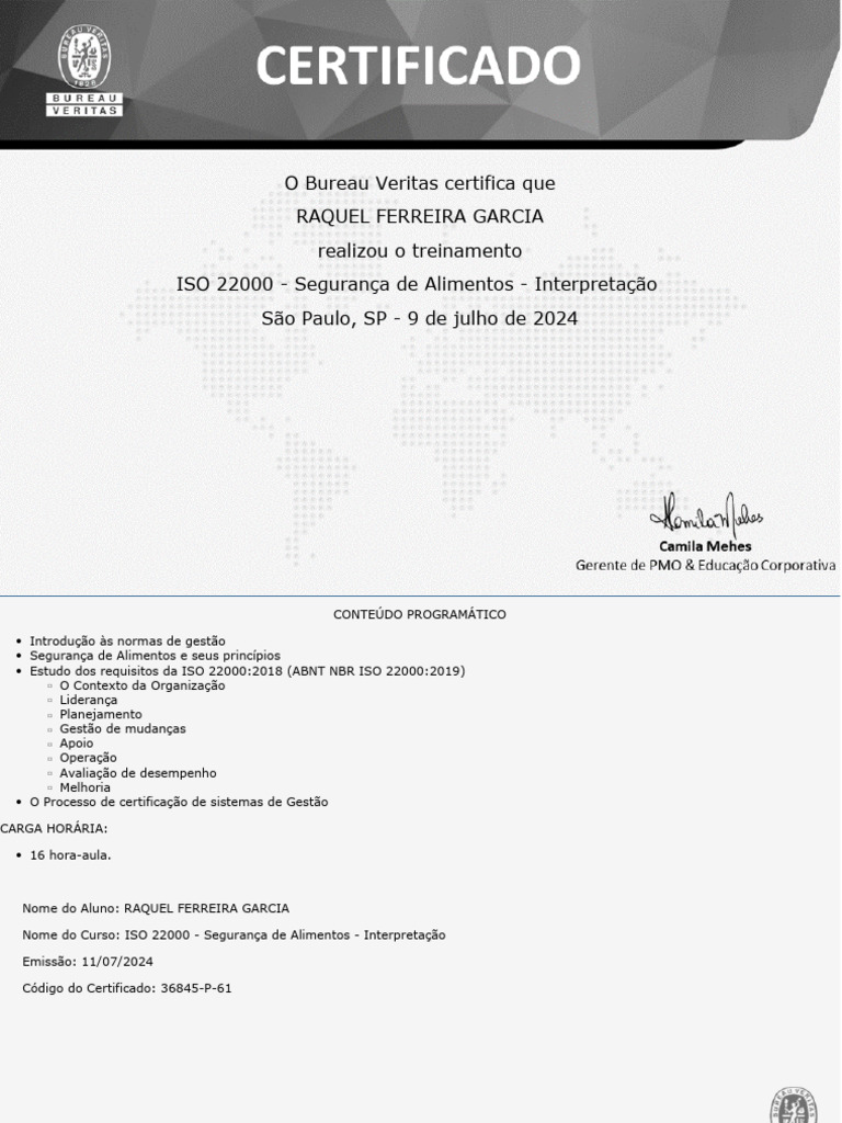 Certifica Do | PDF