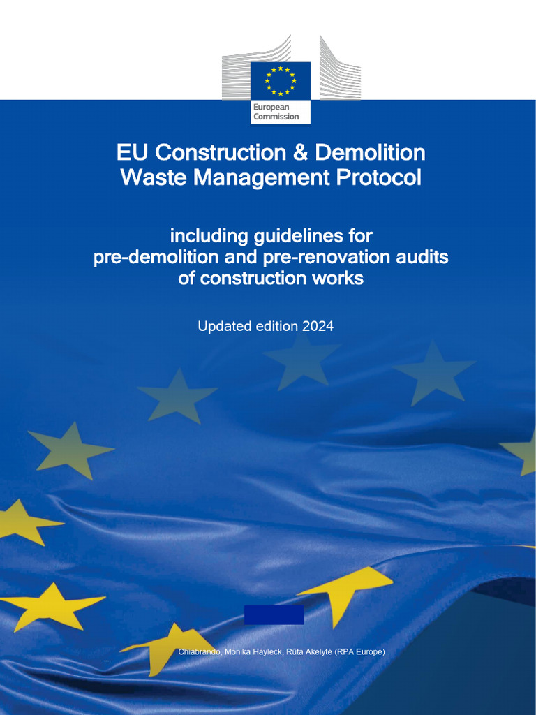 EU C&D Waste Management Protocol 2024 | PDF | Waste | Recycling