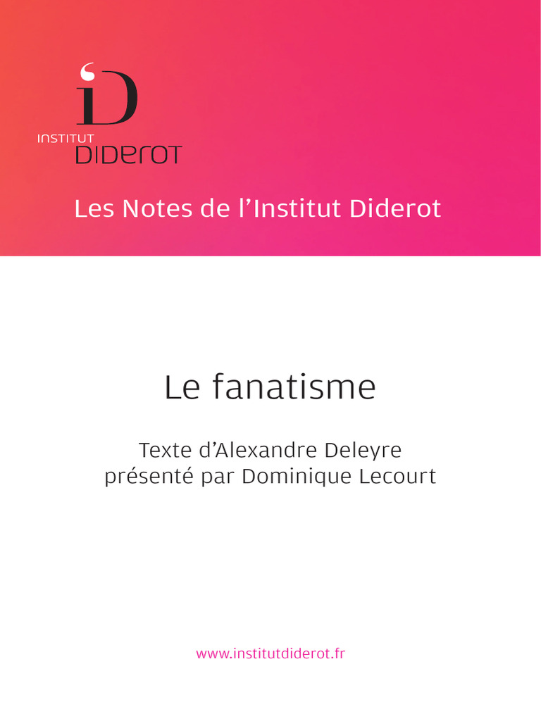 Note Le Fanatisme Page | PDF | Sacrifice | Voltaire