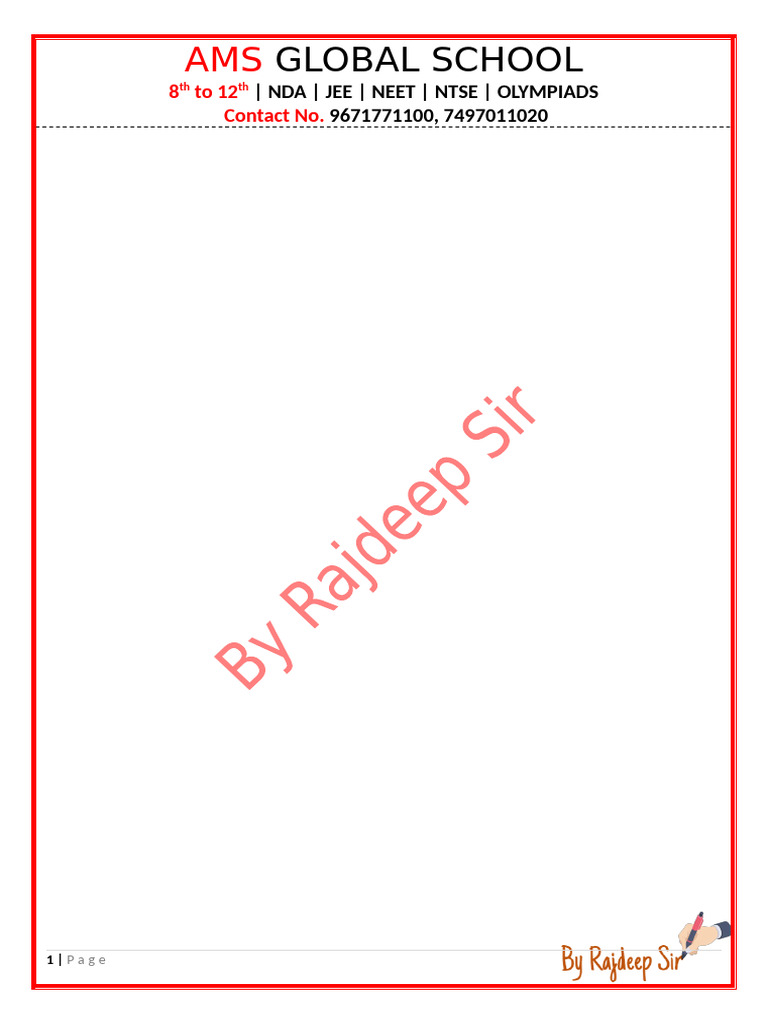 Sample - AMS Global School | PDF