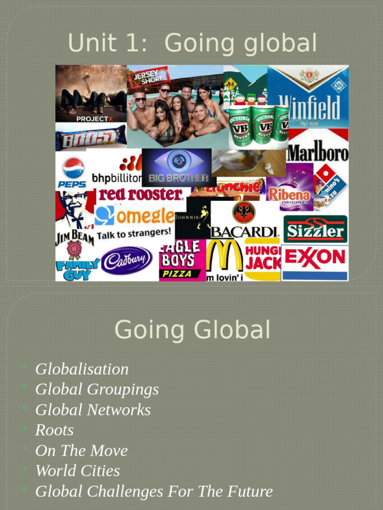 Lesson 1 Going Global | PDF | Globalization | Economies