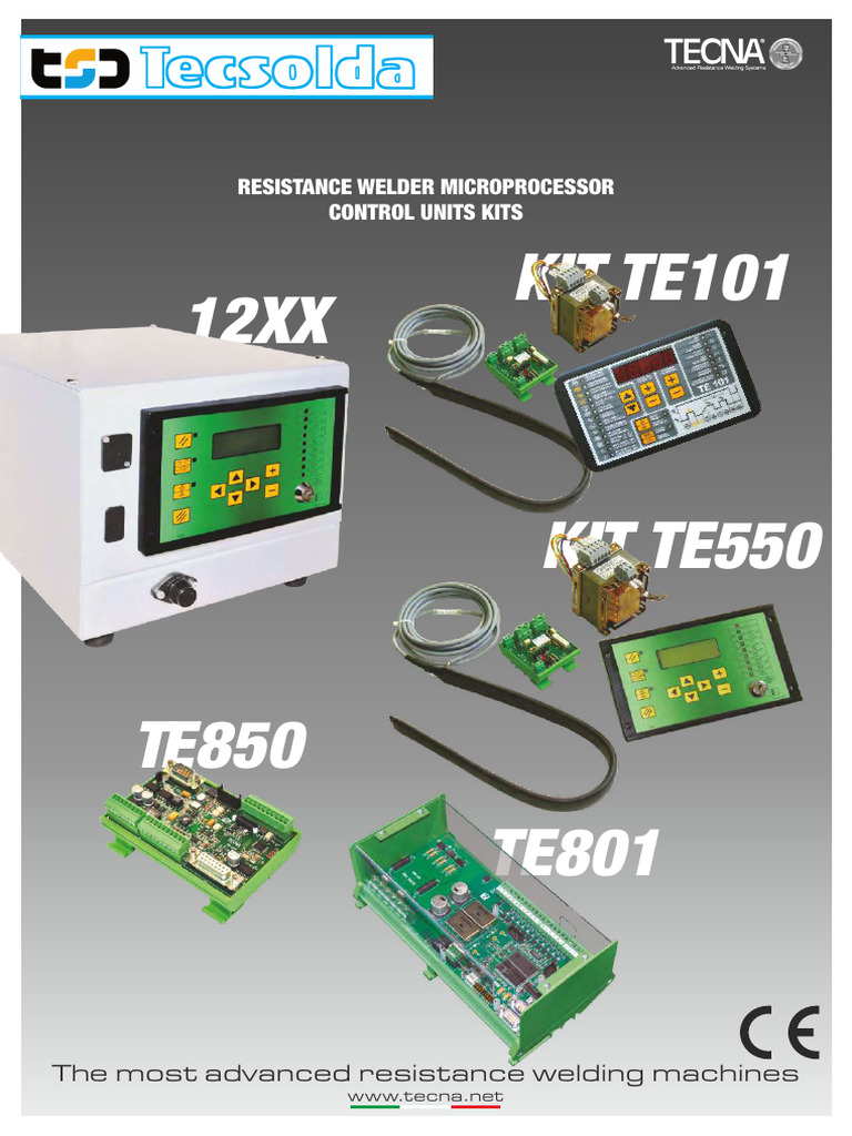 Control Unit TE101 Tecna | PDF | Welding | Construction