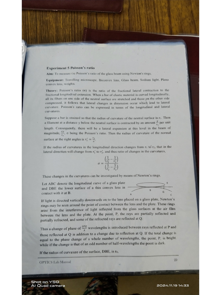 Poisson's Ratio Experiment | PDF