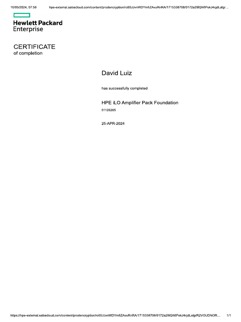 HPE iLO Amplifier Pack Foundation | PDF