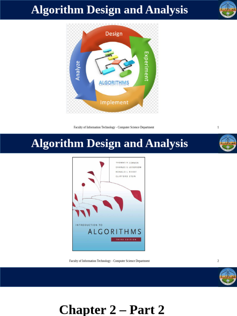 CH 2algo Analysis - Part2 | PDF | Logarithm | Theory Of Computation