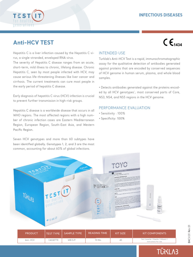 Anti HCV Test | PDF