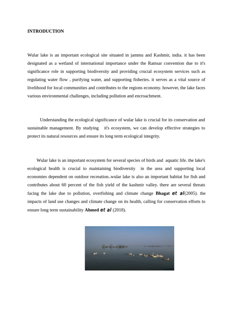 Wullar 2 | PDF | Wetland | Ecology