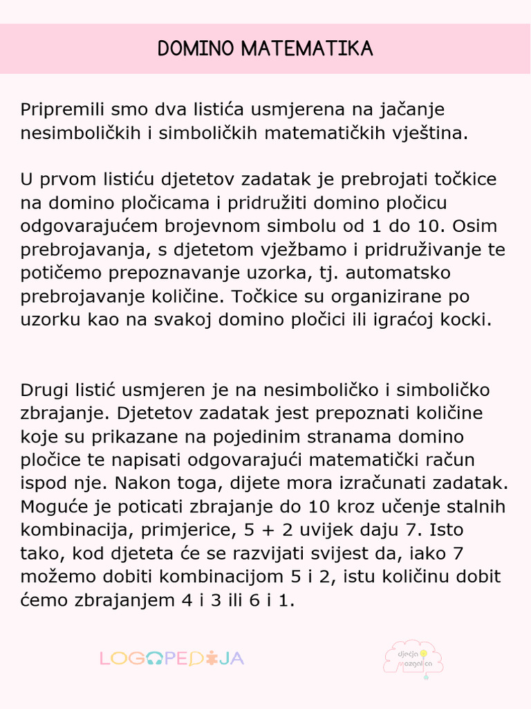 Domino Matematika | PDF