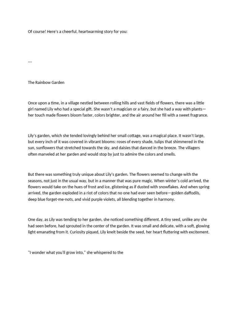 Happy Story | PDF