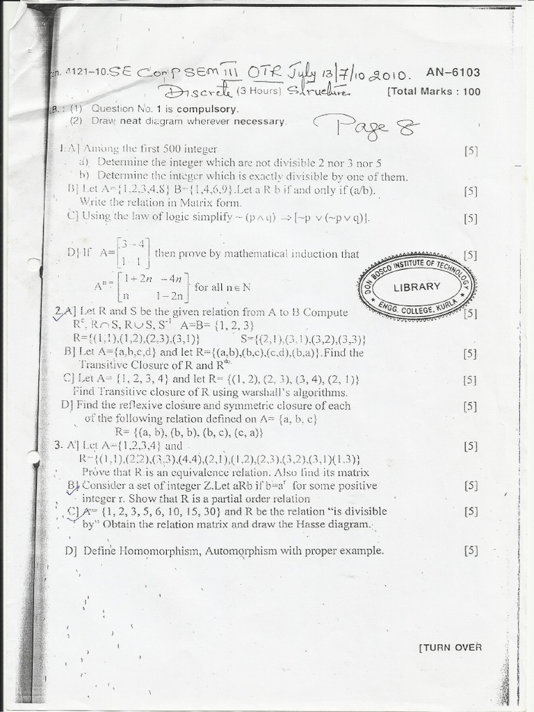 DSGT University Question Papers | PDF