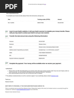 CRDB Bank Funds Transfer Request Form | PDF | Payments | Cheque