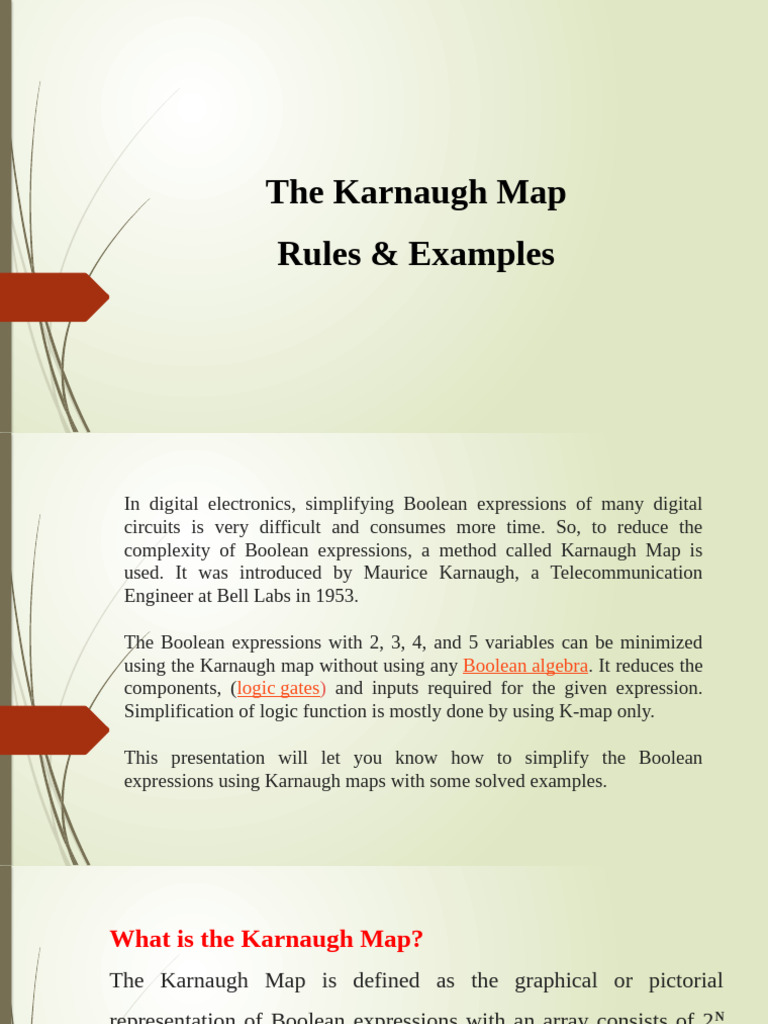K-Map Rules and Examples | PDF | Mathematics Of Computing | Theoretical ...