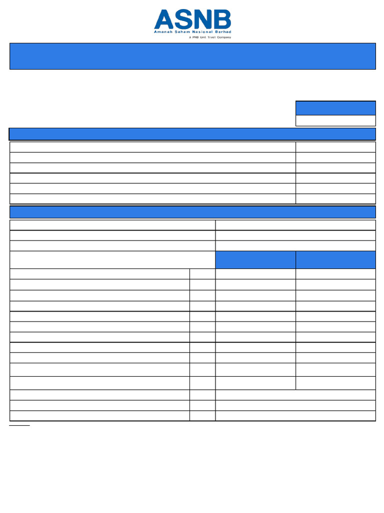 Annual Statement ASNB | PDF | Economies | Money