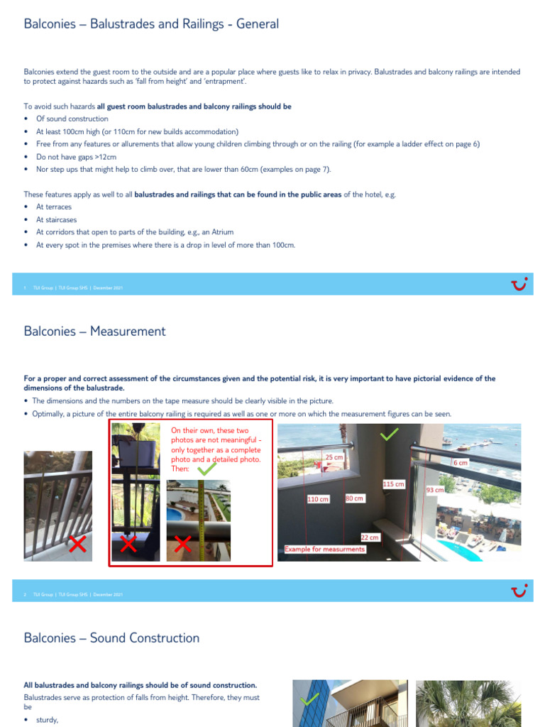 Balustrades and Railings General Safety Info v2 | PDF | Door