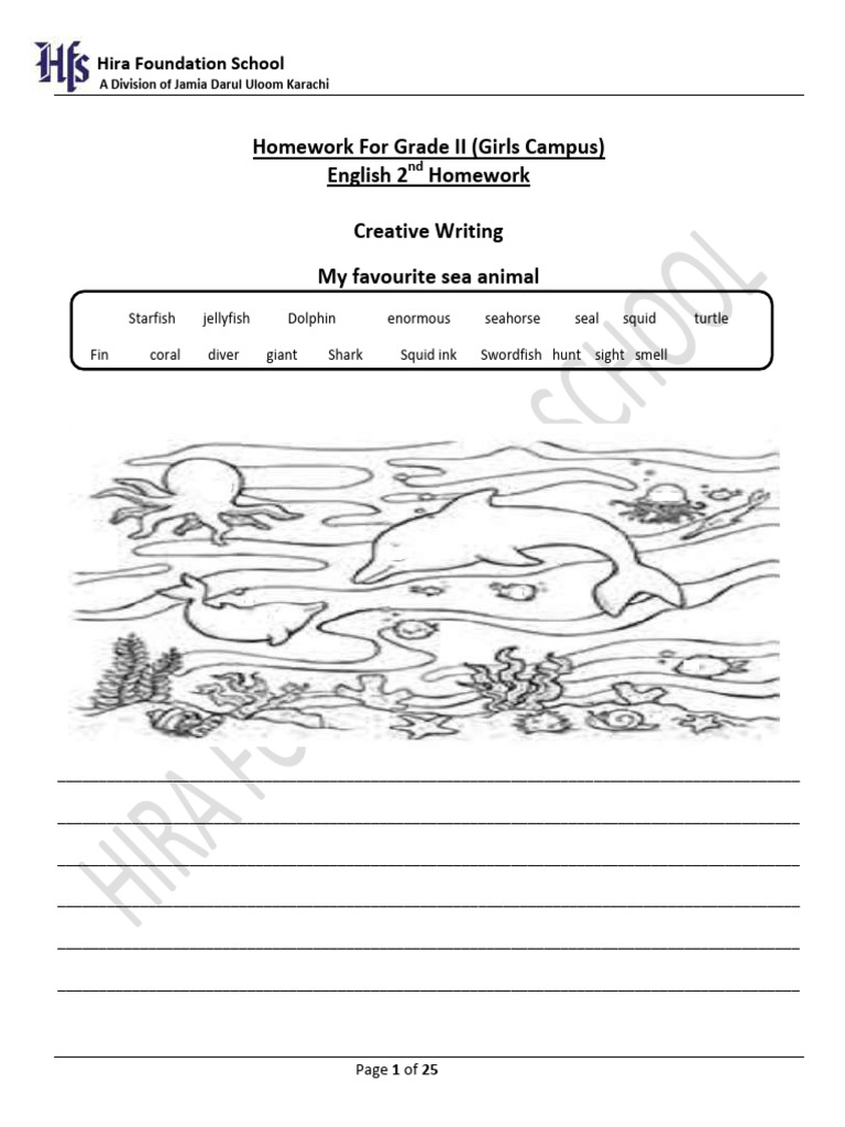 (22) Homework-For-Grade-II | PDF