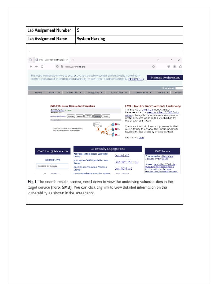 Module 03 Lab Assignment 2 | PDF | Vulnerability (Computing) | Cyberspace