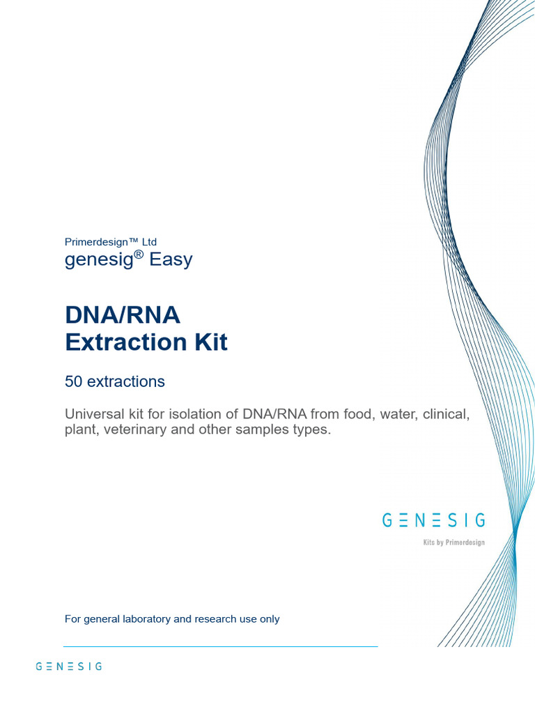 (DNA URINE) - HB110312 - genesigEASY - RNA - DNA - Extraction - Kit ...