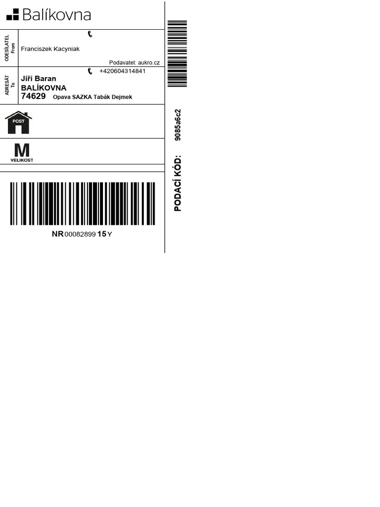 Stitek Na Balik | PDF