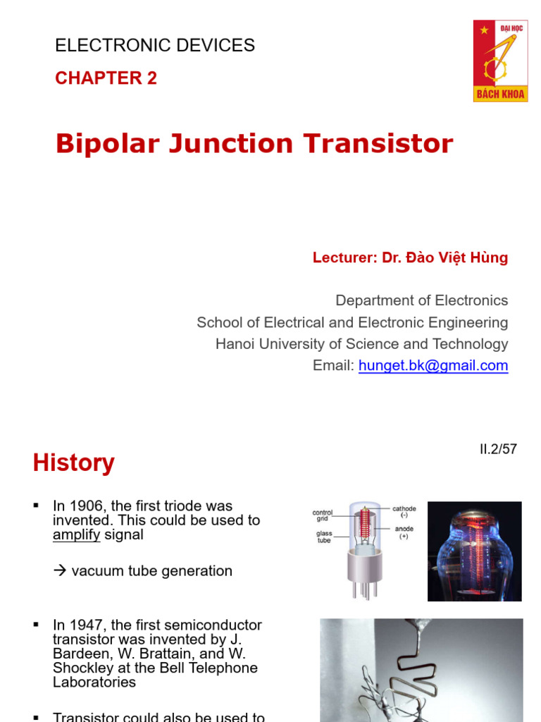 CHP 2 - Bipolar Junction Transistor | PDF | Bipolar Junction Transistor ...