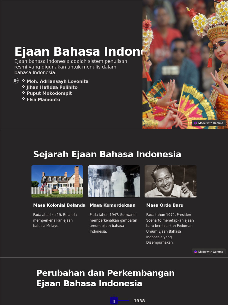 Ejaan Bahasa Indonesia | PDF