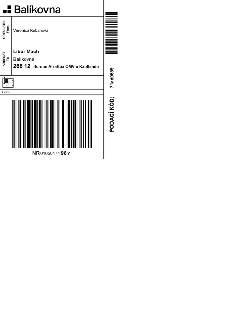 Stitek Na Balik | PDF