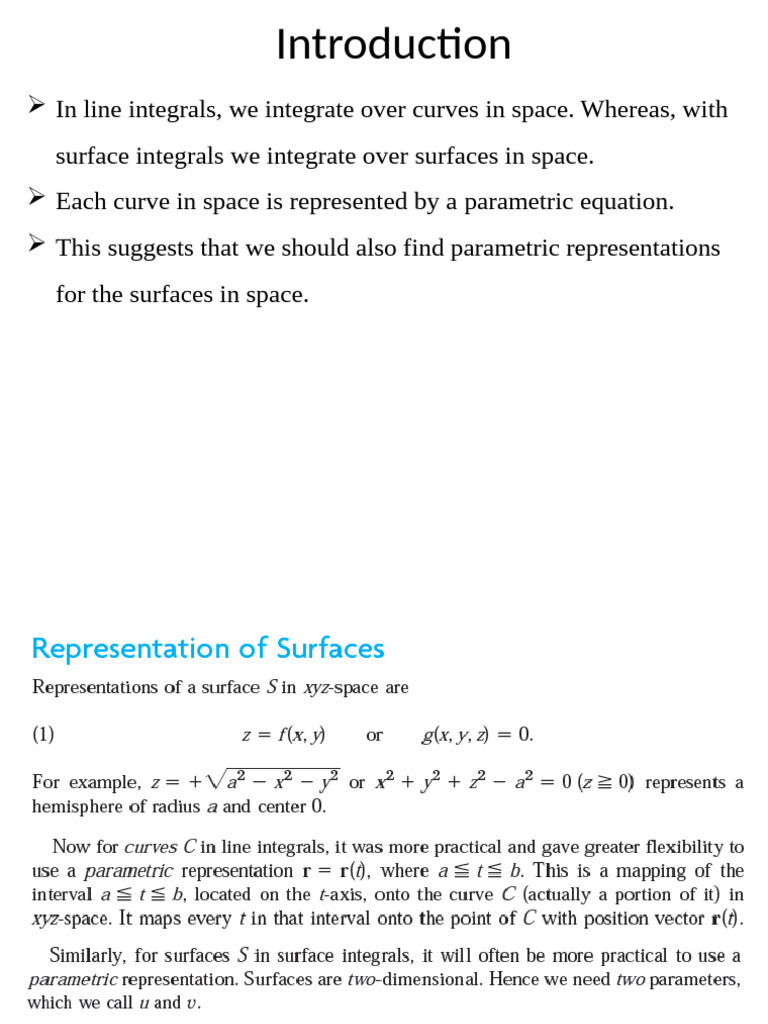 15 - Surfaces For Surface Integrals | PDF