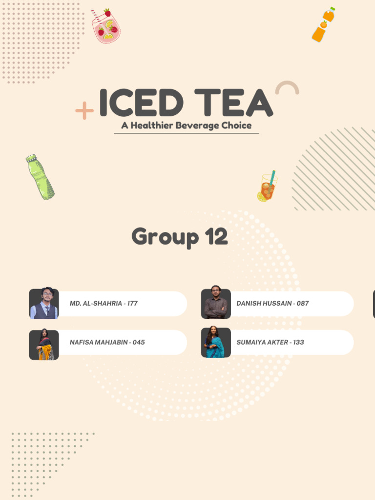 Iced Tea | PDF | Marketing | Advertising