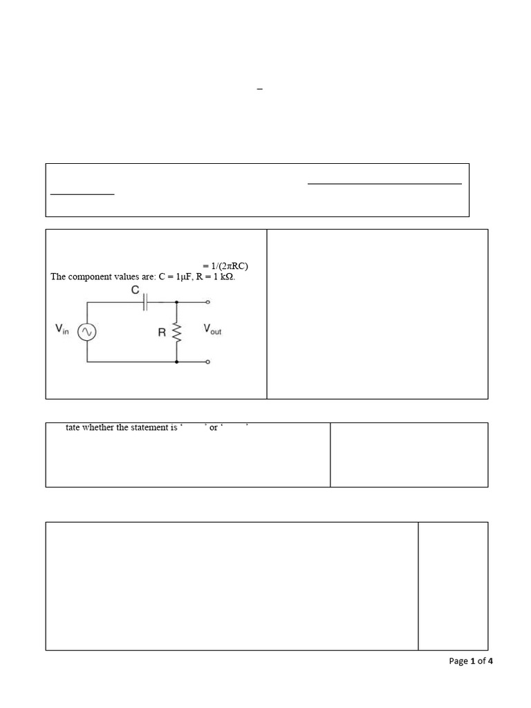 2022-Aut-MS101-Quiz01-LabQuiz-Dec28-Paper | PDF | Rectifier ...