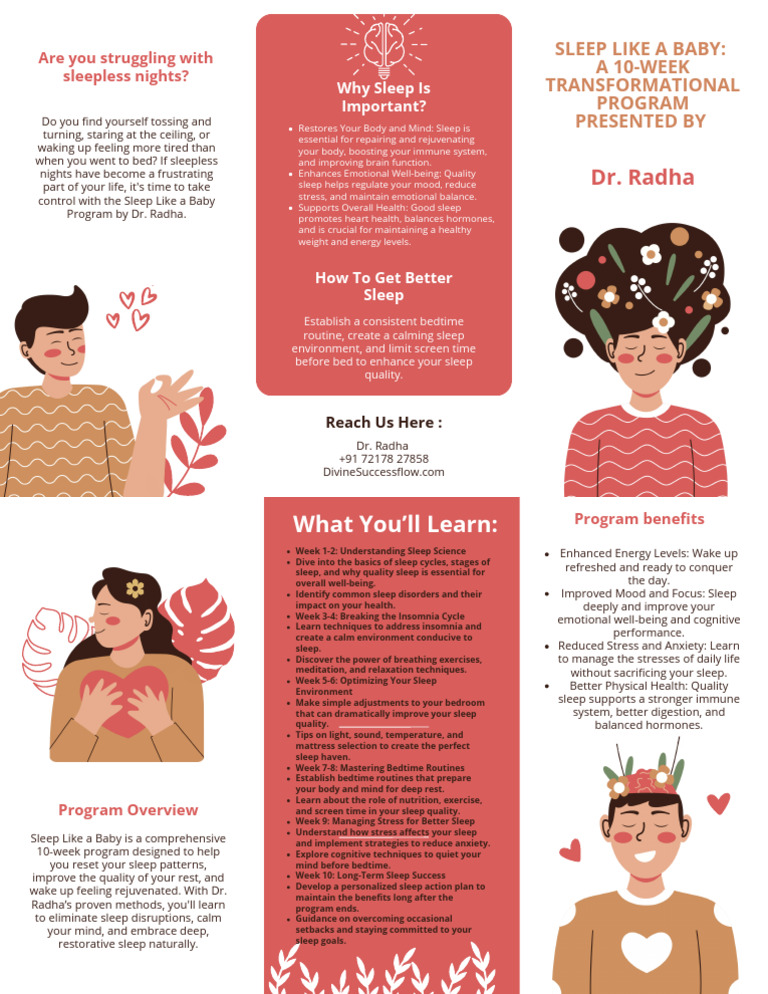 Sleep Transformation - 10 Weeks Brouchure | PDF | Sleep | Insomnia