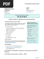 CA5403 Form for National Insurance Confirmation | PDF | Birth ...