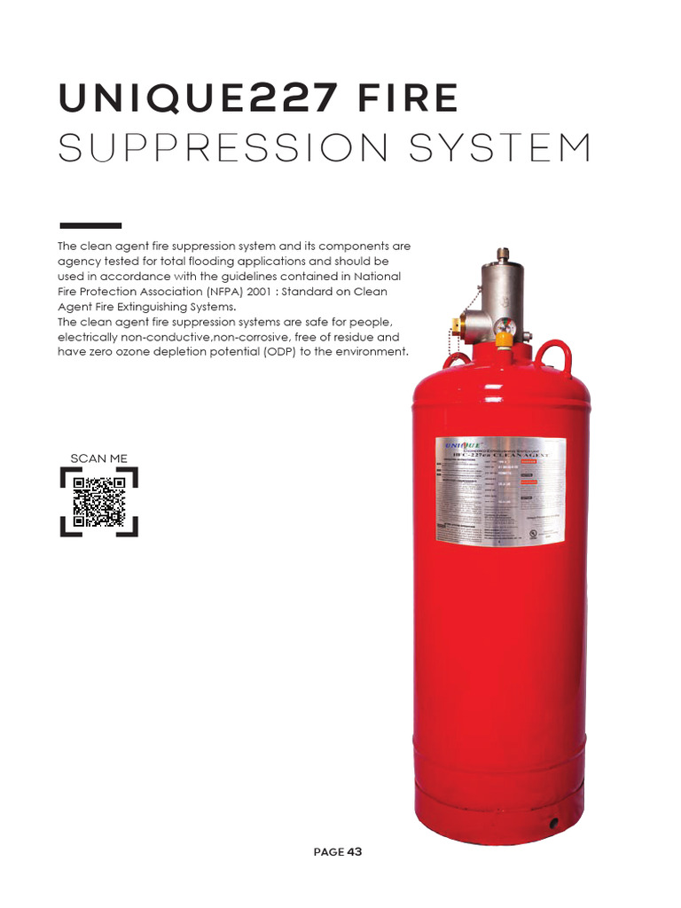 Unique227 Fire Suppression System | PDF | Firefighting | Liquids