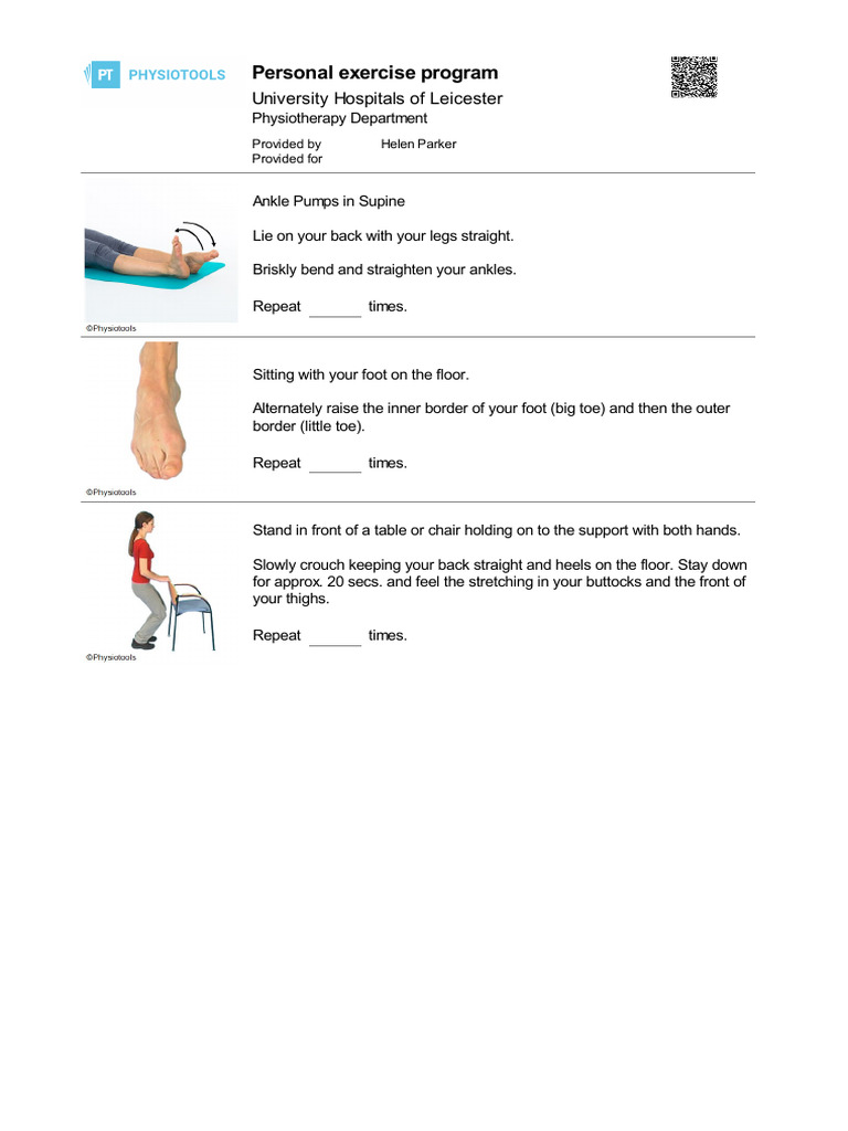 Ankle Early ROM | PDF